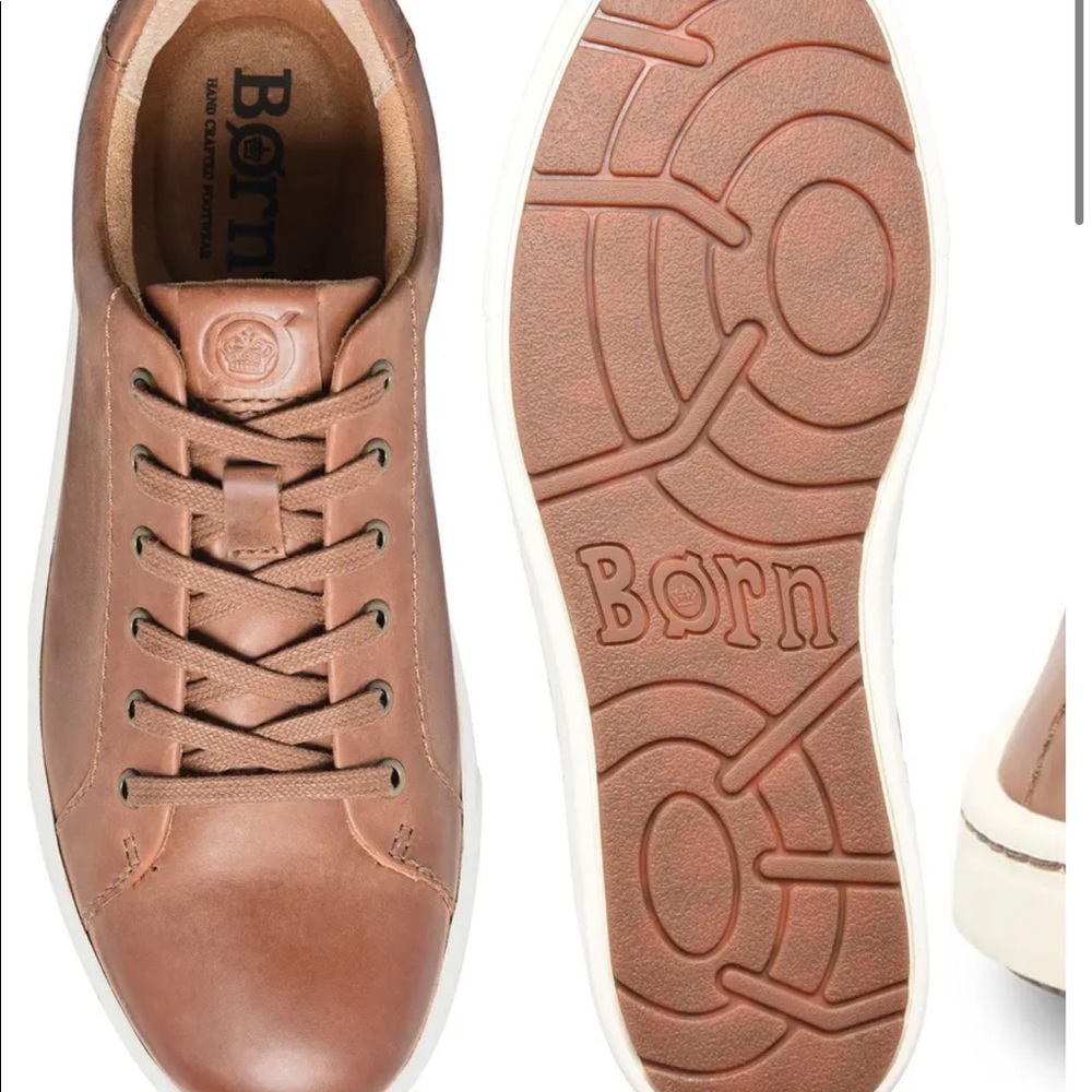 Mens Born Shoes Brown Leather - Still In Box - Gem